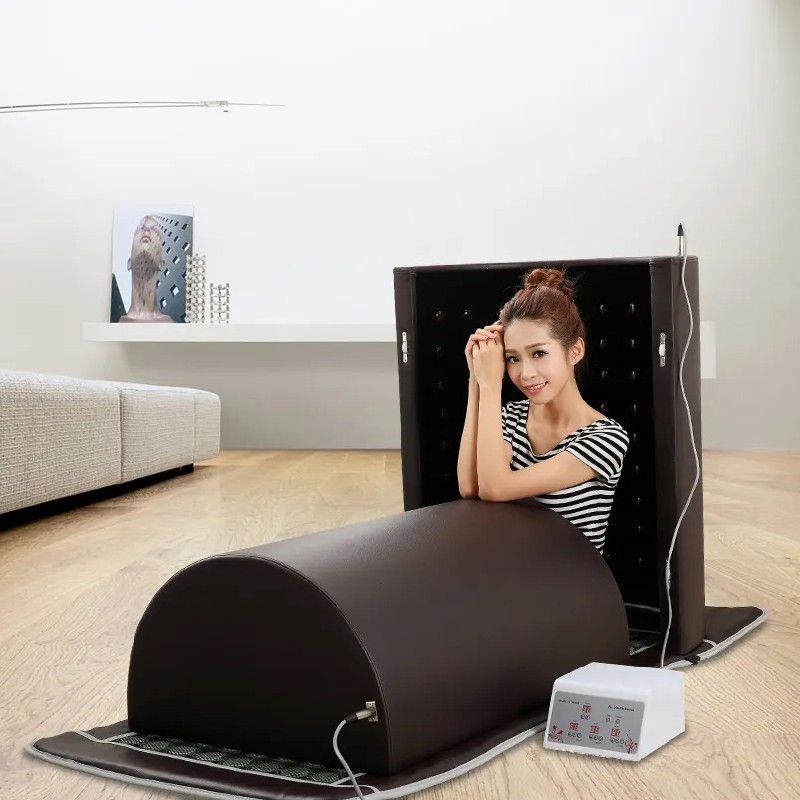 Germanium Jade Stone Portable Infrared Sauna Dome Spa Capsule With 3 ...